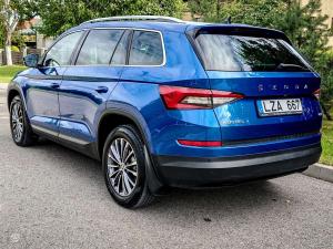 Blue Skoda Kodiaq 2021 in Klaipeda, with an engine capacity of 1.98 L and mileage of 135 thousand km for 25500 €, photo 3 on AUTOMOTO.COM.LV