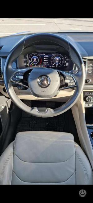 Blue Skoda Kodiaq 2021 in Klaipeda, with an engine capacity of 1.98 L and mileage of 135 thousand km for 25500 €, photo 14 on AUTOMOTO.COM.LV