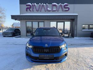 Blue Skoda Kodiaq 2022 in Siauliai, with an engine capacity of 1.50 L and mileage of 196 thousand km for 25398 €, photo  on AUTOMOTO.COM.LV