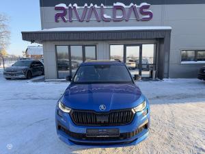 Blue Skoda Kodiaq 2022 in Siauliai, with an engine capacity of 1.50 L and mileage of 196 thousand km for 25398 €, photo 4 on AUTOMOTO.COM.LV
