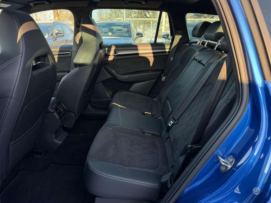 Blue Skoda Kodiaq 2022 in Siauliai, with an engine capacity of 1.50 L and mileage of 196 thousand km for 25398 €, photo 21 on AUTOMOTO.COM.LV