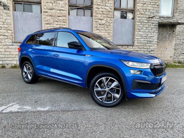 Синий Шкода Kodiaq 2022 в Таллин, объемом двигателя 1.50 л и пробегом 62 тыс. км за 33500 €, фото 8 на AUTOMOTO.COM.LV
