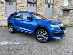 Blue Skoda Kodiaq 2022 in Tallinn, with an engine capacity of 1.50 L and mileage of 62 thousand km for 33500 €, photo 8 on AUTOMOTO.COM.LV