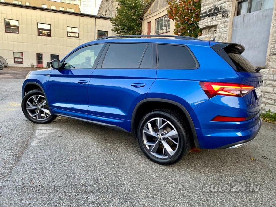 Blue Skoda Kodiaq 2022 in Tallinn, with an engine capacity of 1.50 L and mileage of 62 thousand km for 33500 €, photo 11 on AUTOMOTO.COM.LV
