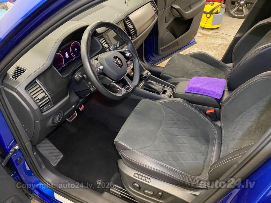 Blue Skoda Kodiaq 2022 in Tallinn, with an engine capacity of 1.50 L and mileage of 62 thousand km for 33500 €, photo 16 on AUTOMOTO.COM.LV