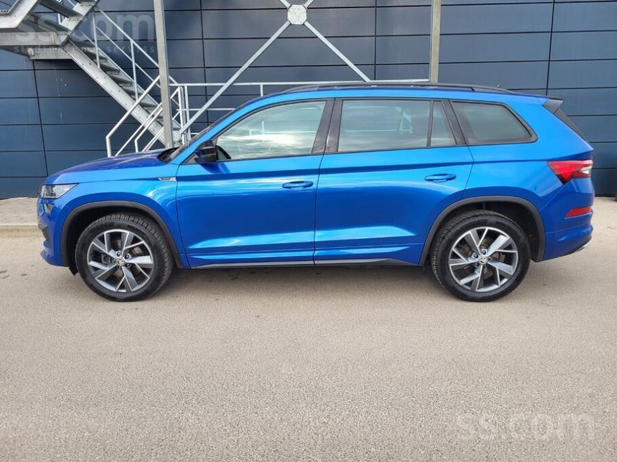 Синий Шкода Kodiaq 2022 в Рига, объемом двигателя 2.00 л и пробегом 89 тыс. км за 31900 €, фото 5 на AUTOMOTO.COM.LV