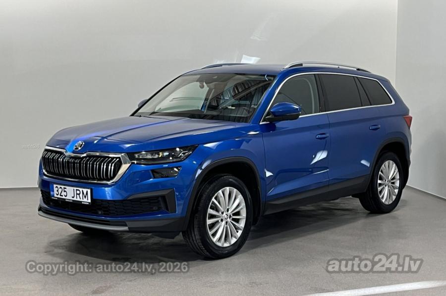 Zils Skoda Kodiaq 2022 Tallina, ar dzinēja tilpumu 2.00 L un nobraukumu 66 tūkst. km par 28500 €, foto 1 vietnē AUTOMOTO.COM.LV
