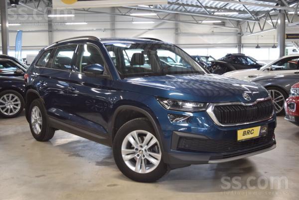 Zils Skoda Kodiaq 2022 Rīga, ar dzinēja tilpumu 2.00 L un nobraukumu 119 tūkst. km par 25900 €, foto  vietnē AUTOMOTO.COM.LV