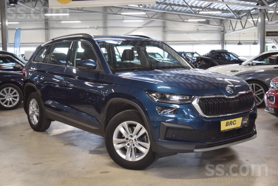 Синий Шкода Kodiaq 2022 в Рига, объемом двигателя 2.00 л и пробегом 119 тыс. км за 25900 €, фото 1 на AUTOMOTO.COM.LV