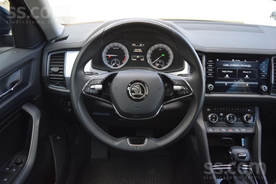 Синий Шкода Kodiaq 2022 в Рига, объемом двигателя 2.00 л и пробегом 119 тыс. км за 25900 €, фото 11 на AUTOMOTO.COM.LV
