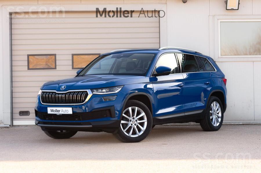 Синий Шкода Kodiaq 2022 в Елгава, объемом двигателя 2.00 л и пробегом 137 тыс. км за 26050 €, фото 1 на AUTOMOTO.COM.LV