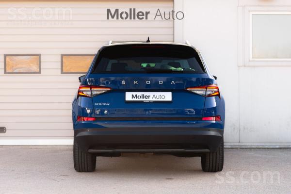 Blue Skoda Kodiaq 2022 in Jelgava, with an engine capacity of 2.00 L and mileage of 137 thousand km for 26050 €, photo 4 on AUTOMOTO.COM.LV