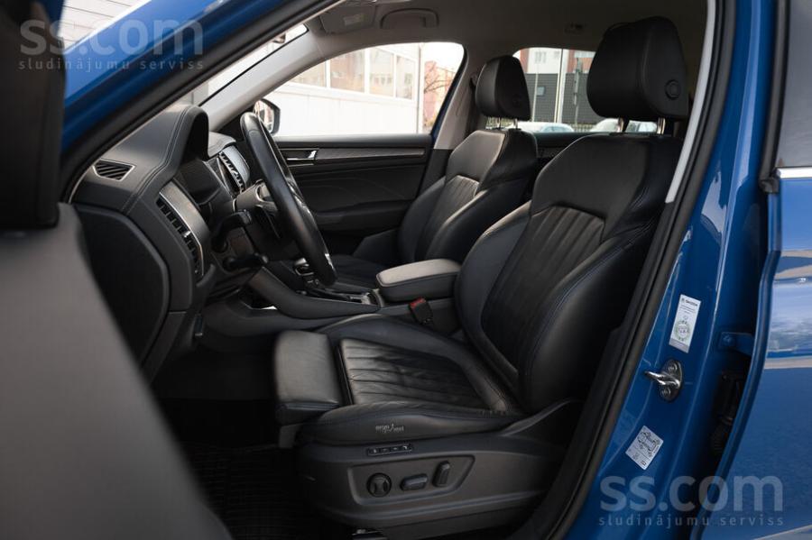 Синий Шкода Kodiaq 2022 в Елгава, объемом двигателя 2.00 л и пробегом 137 тыс. км за 26050 €, фото 8 на AUTOMOTO.COM.LV