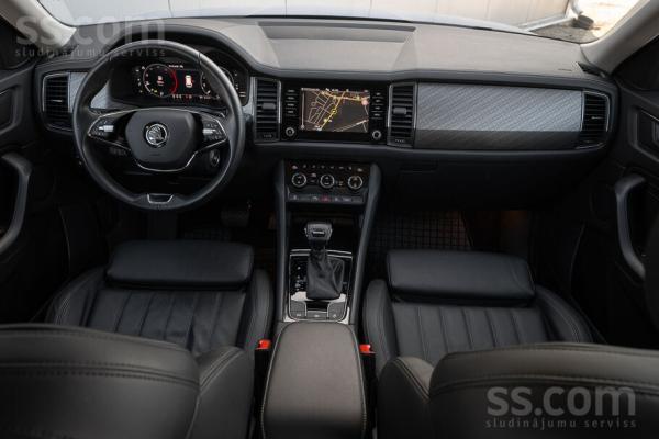Blue Skoda Kodiaq 2022 in Jelgava, with an engine capacity of 2.00 L and mileage of 137 thousand km for 26050 €, photo 8 on AUTOMOTO.COM.LV