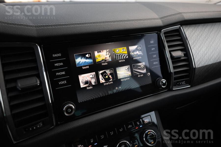 Синий Шкода Kodiaq 2022 в Елгава, объемом двигателя 2.00 л и пробегом 137 тыс. км за 26050 €, фото 15 на AUTOMOTO.COM.LV