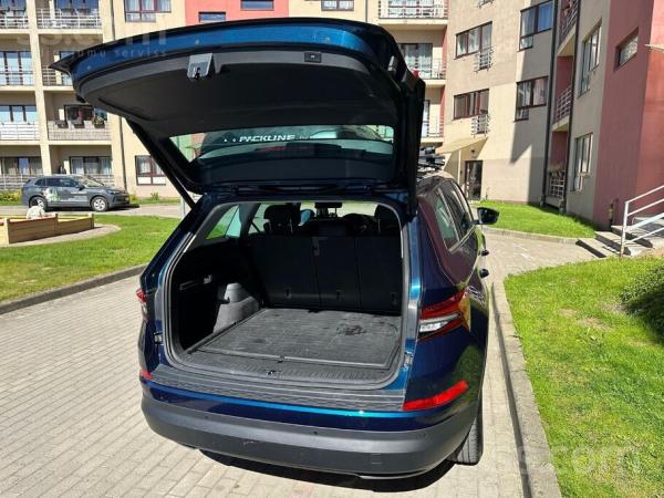 Blue Skoda Kodiaq 2022 in Riga, with an engine capacity of 1.50 L and mileage of 65 thousand km for 23500 €, photo 2 on AUTOMOTO.COM.LV