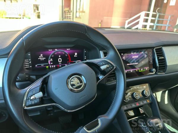 Blue Skoda Kodiaq 2022 in Riga, with an engine capacity of 1.50 L and mileage of 65 thousand km for 23500 €, photo 8 on AUTOMOTO.COM.LV