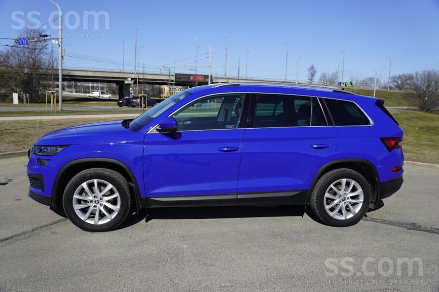 Синий Шкода Kodiaq 2022 в Рига, объемом двигателя 2.00 л и пробегом 57 тыс. км за 27000 €, фото 3 на AUTOMOTO.COM.LV