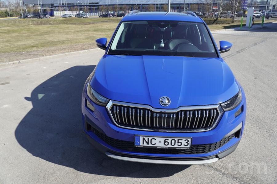Синий Шкода Kodiaq 2022 в Рига, объемом двигателя 2.00 л и пробегом 57 тыс. км за 27000 €, фото 14 на AUTOMOTO.COM.LV