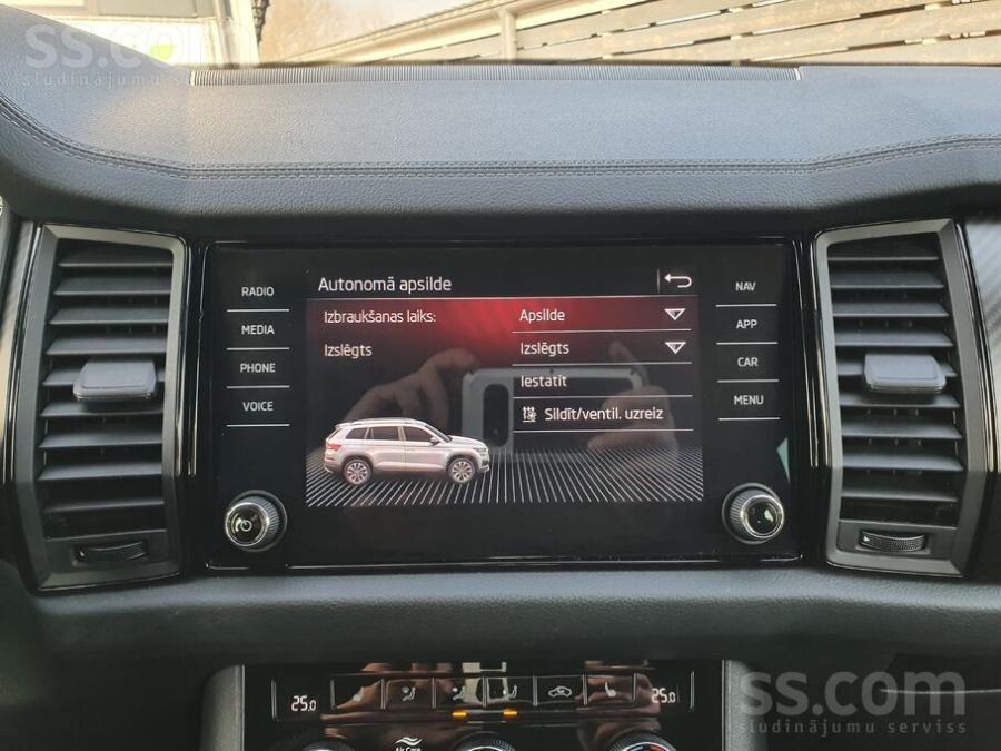 Zils Skoda Kodiaq 2022 Rīga, ar dzinēja tilpumu 2.00 L un nobraukumu 71 tūkst. km par 32500 €, foto 29 vietnē AUTOMOTO.COM.LV