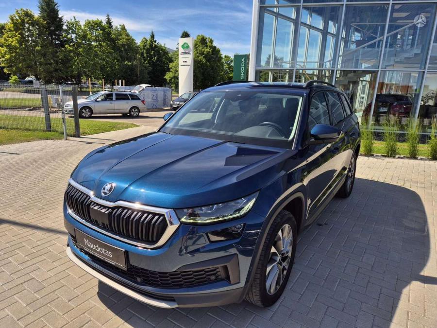 Zils Skoda Kodiaq 2022 Šauļi, ar dzinēja tilpumu 1.97 L un nobraukumu 164 tūkst. km par 22900 €, foto 1 vietnē AUTOMOTO.COM.LV