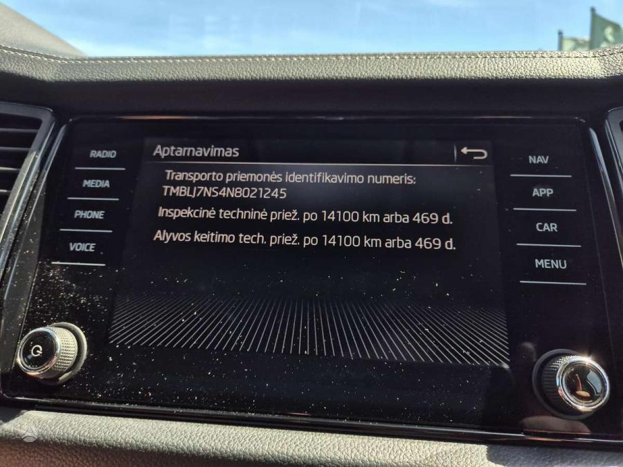 Zils Skoda Kodiaq 2022 Šauļi, ar dzinēja tilpumu 1.97 L un nobraukumu 164 tūkst. km par 22900 €, foto 15 vietnē AUTOMOTO.COM.LV