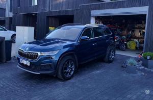 Синий Шкода Kodiaq 2022 в Вильнюс, объемом двигателя 1.97 л и пробегом 76 тыс. км за 27500 €, фото  на AUTOMOTO.COM.LV
