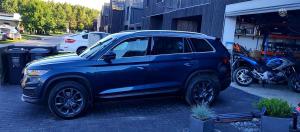 Синий Шкода Kodiaq 2022 в Вильнюс, объемом двигателя 1.97 л и пробегом 76 тыс. км за 27500 €, фото 3 на AUTOMOTO.COM.LV