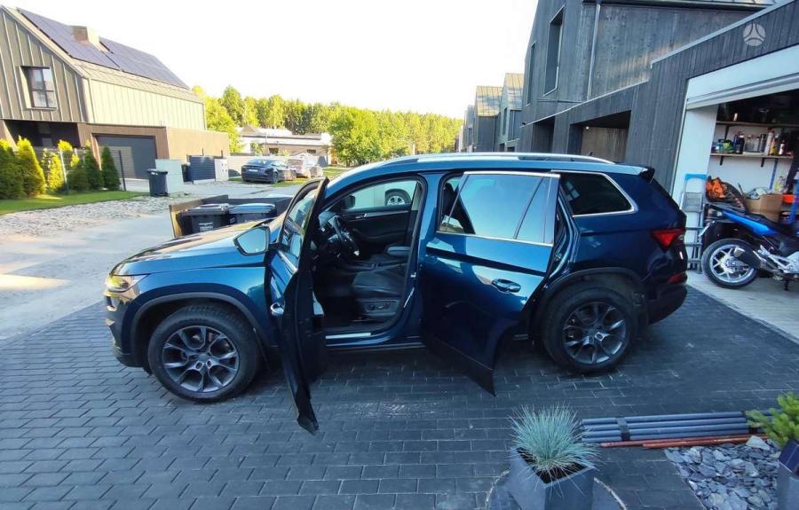 Синий Шкода Kodiaq 2022 в Вильнюс, объемом двигателя 1.97 л и пробегом 76 тыс. км за 27500 €, фото 13 на AUTOMOTO.COM.LV