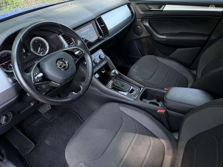 Синий Шкода Kodiaq 2022 в Вильнюс, объемом двигателя 1.97 л и пробегом 151 тыс. км за 19990 €, фото 15 на AUTOMOTO.COM.LV