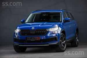 Zils Skoda Kodiaq 2022 Jelgava, ar dzinēja tilpumu 2.00 L un nobraukumu 196 tūkst. km par 22000 €, foto  vietnē AUTOMOTO.COM.LV