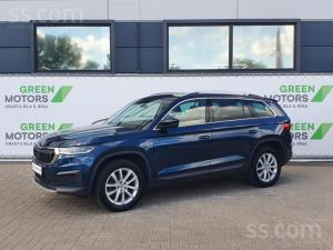 Zils Skoda Kodiaq 2022 Rīga, ar dzinēja tilpumu 1.50 L un nobraukumu 87 tūkst. km par 27500 €, foto  vietnē AUTOMOTO.COM.LV