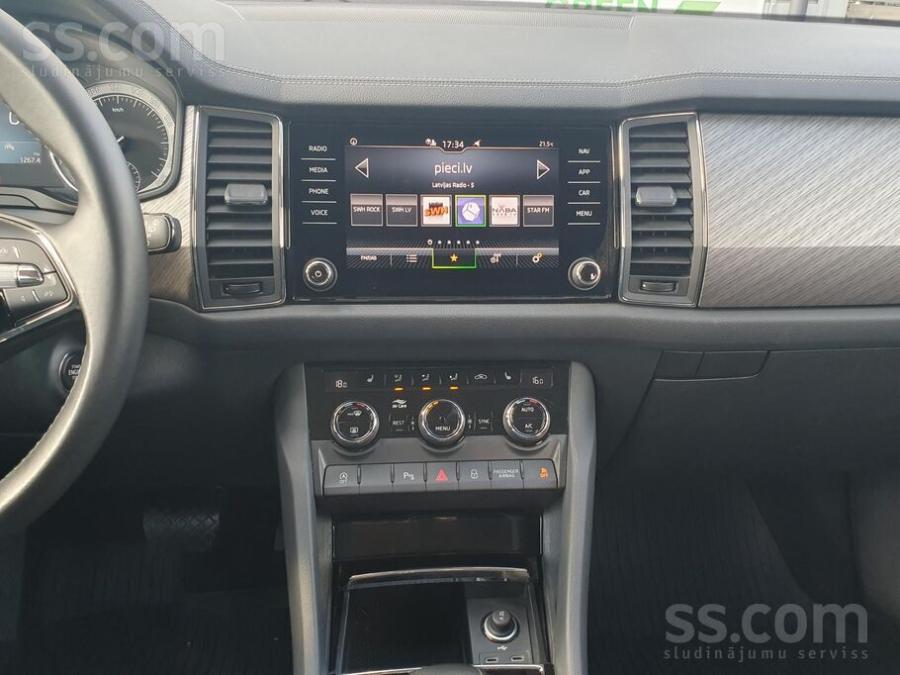 Zils Skoda Kodiaq 2022 Rīga, ar dzinēja tilpumu 1.50 L un nobraukumu 87 tūkst. km par 27500 €, foto 18 vietnē AUTOMOTO.COM.LV