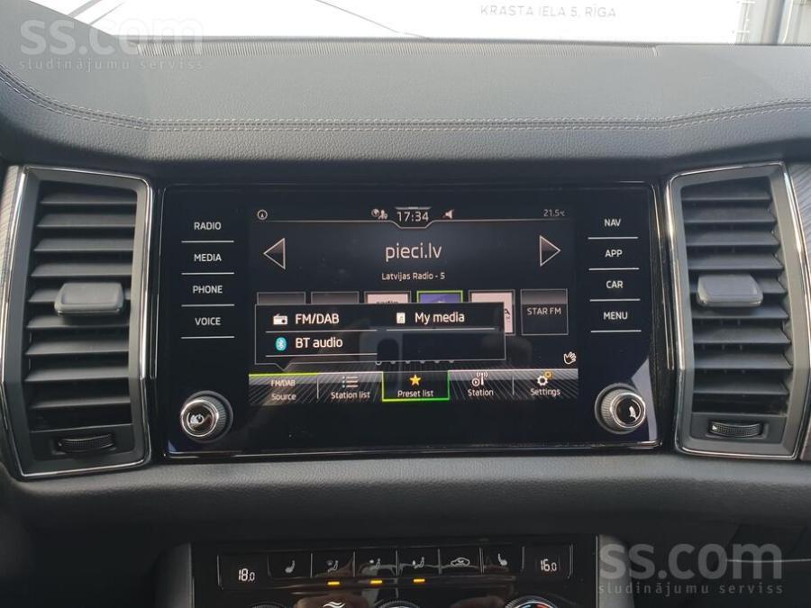 Zils Skoda Kodiaq 2022 Rīga, ar dzinēja tilpumu 1.50 L un nobraukumu 87 tūkst. km par 27500 €, foto 19 vietnē AUTOMOTO.COM.LV