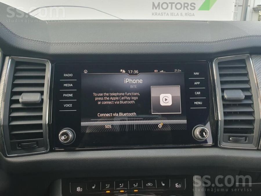 Zils Skoda Kodiaq 2022 Rīga, ar dzinēja tilpumu 1.50 L un nobraukumu 87 tūkst. km par 27500 €, foto 20 vietnē AUTOMOTO.COM.LV