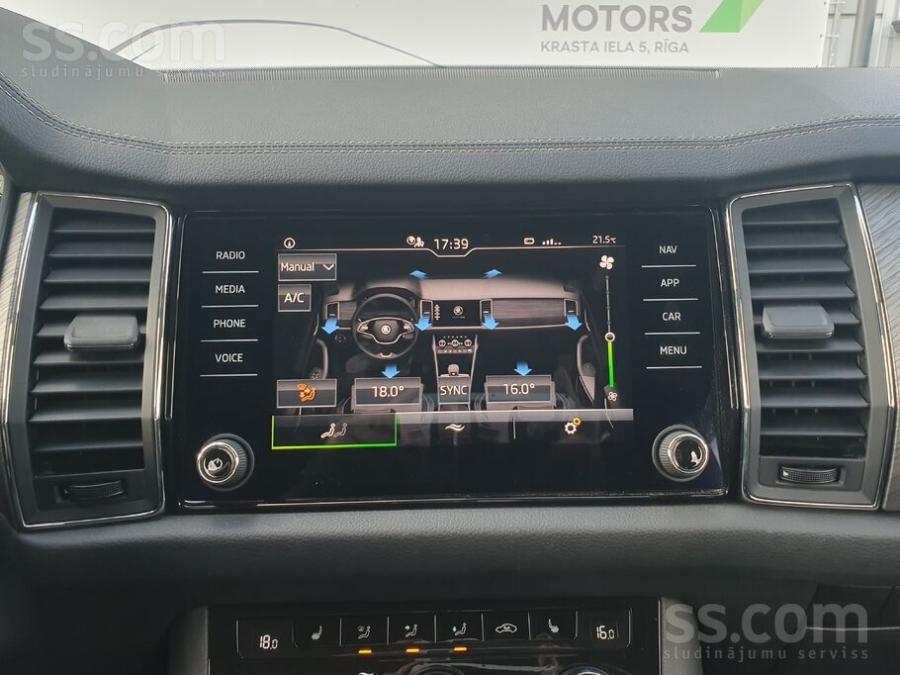 Zils Skoda Kodiaq 2022 Rīga, ar dzinēja tilpumu 1.50 L un nobraukumu 87 tūkst. km par 27500 €, foto 29 vietnē AUTOMOTO.COM.LV