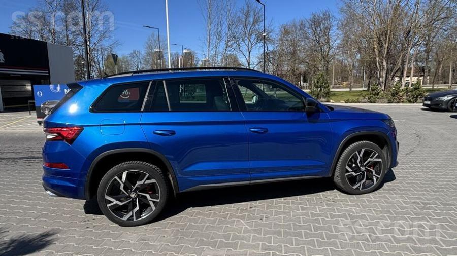 Синий Шкода Kodiaq 2022 в Рига, объемом двигателя 2.00 л и пробегом 48 тыс. км за 34000 €, фото 1 на AUTOMOTO.COM.LV