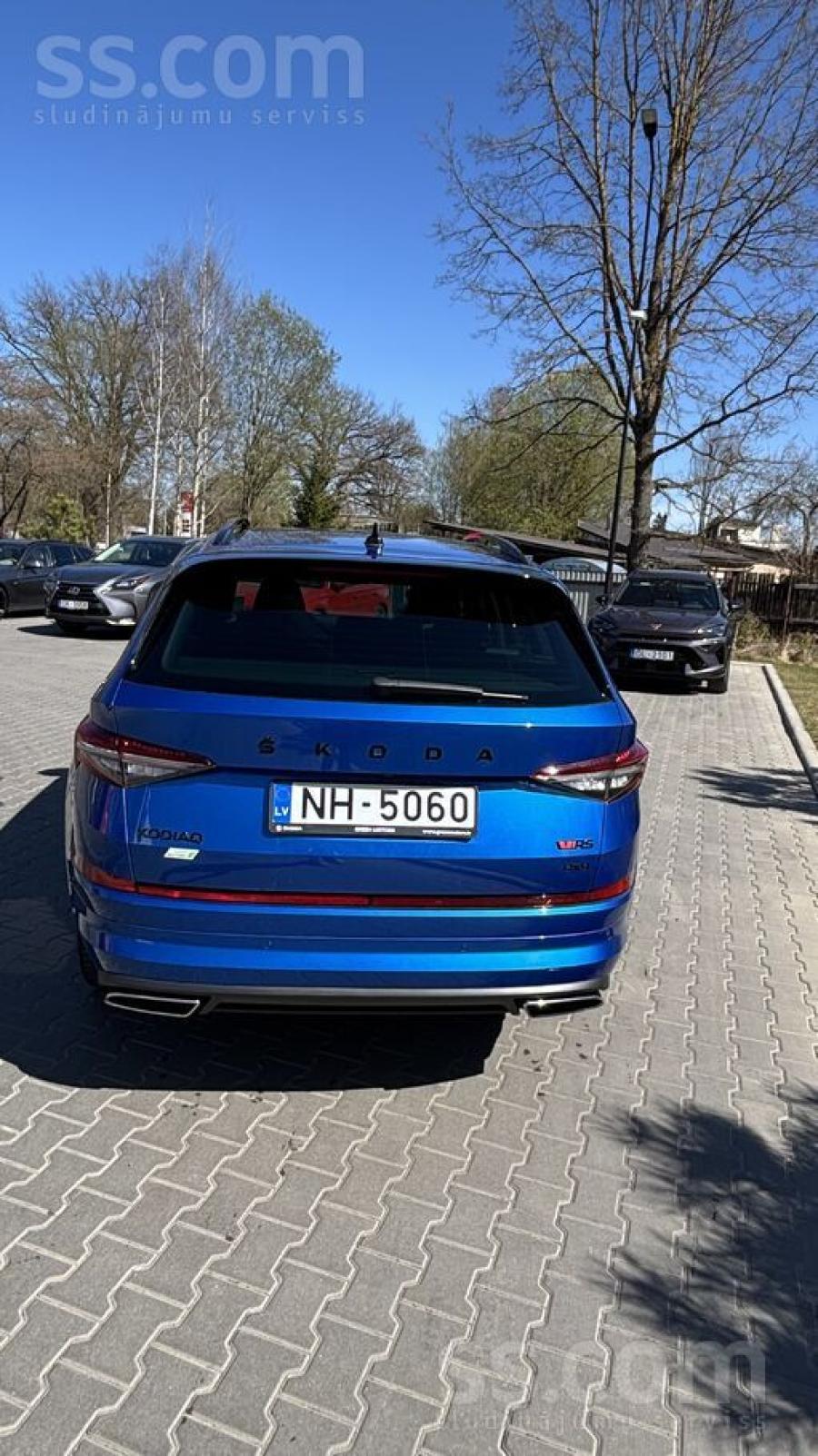 Синий Шкода Kodiaq 2022 в Рига, объемом двигателя 2.00 л и пробегом 48 тыс. км за 34000 €, фото 5 на AUTOMOTO.COM.LV