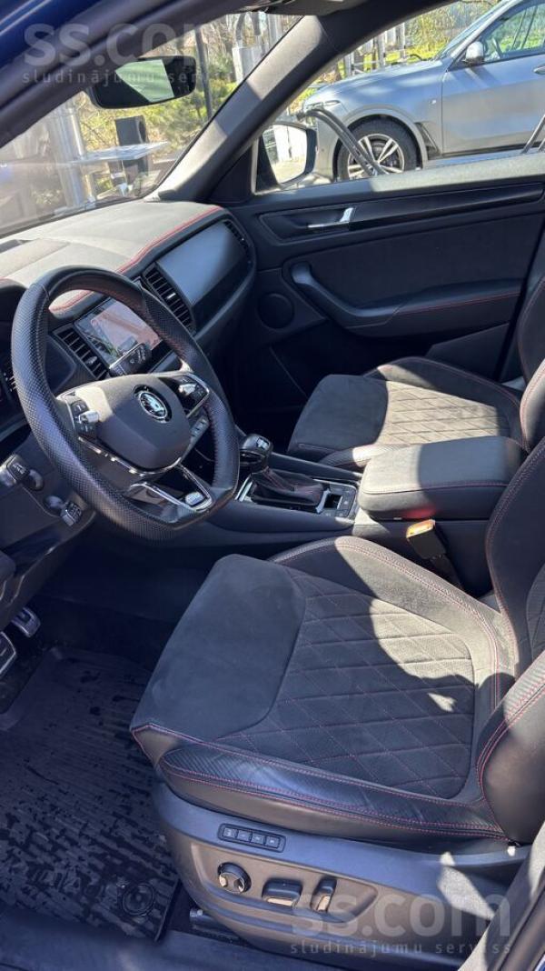 Blue Skoda Kodiaq 2022 in Riga, with an engine capacity of 2.00 L and mileage of 48 thousand km for 34000 €, photo 6 on AUTOMOTO.COM.LV