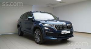 Blue Skoda Kodiaq 2022 in Riga, with an engine capacity of 2.00 L and mileage of 0 thousand km for 30000 €, photo  on AUTOMOTO.COM.LV