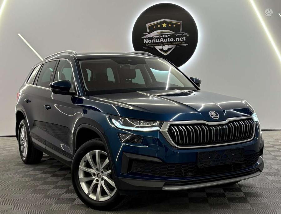 Синий Шкода Kodiaq 2022 в Мариямполе, объемом двигателя 1.97 л и пробегом 162 тыс. км за 26500 €, фото 1 на AUTOMOTO.COM.LV