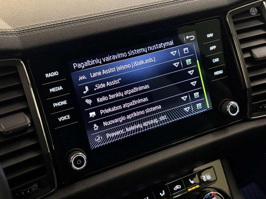 Синий Шкода Kodiaq 2022 в Мариямполе, объемом двигателя 1.97 л и пробегом 162 тыс. км за 26500 €, фото 21 на AUTOMOTO.COM.LV