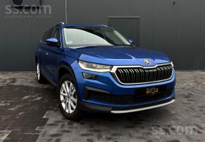 Blue Skoda Kodiaq 2022 in Riga, with an engine capacity of 2.00 L and mileage of 145 thousand km for 27400 €, photo 3 on AUTOMOTO.COM.LV