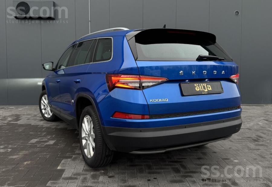 Blue Skoda Kodiaq 2022 in Riga, with an engine capacity of 2.00 L and mileage of 145 thousand km for 27400 €, photo 5 on AUTOMOTO.COM.LV