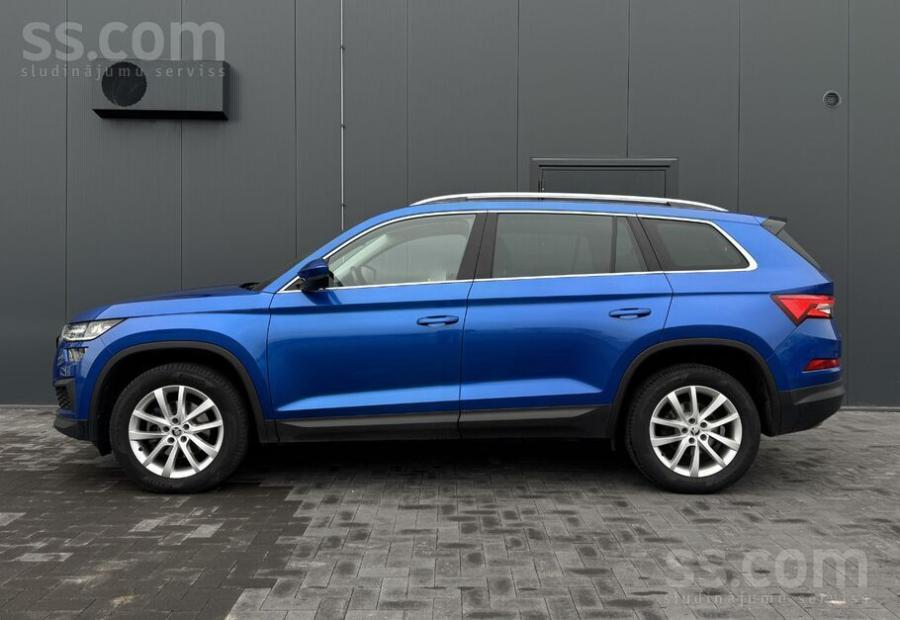 Blue Skoda Kodiaq 2022 in Riga, with an engine capacity of 2.00 L and mileage of 145 thousand km for 27400 €, photo 7 on AUTOMOTO.COM.LV