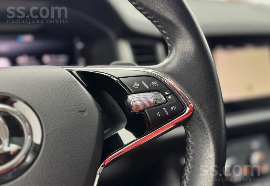 Blue Skoda Kodiaq 2022 in Riga, with an engine capacity of 2.00 L and mileage of 145 thousand km for 27400 €, photo 12 on AUTOMOTO.COM.LV