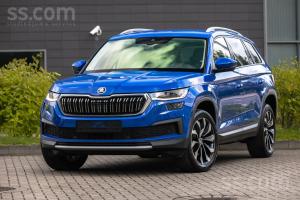 Blue Skoda Kodiaq 2022 in Jelgava, with an engine capacity of 2.00 L and mileage of 198 thousand km for 23500 €, photo  on AUTOMOTO.COM.LV