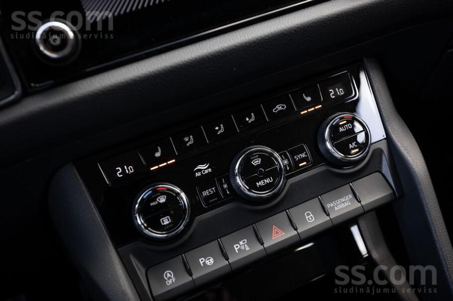Синий Шкода Kodiaq 2022 в Елгава, объемом двигателя 2.00 л и пробегом 198 тыс. км за 23500 €, фото 16 на AUTOMOTO.COM.LV