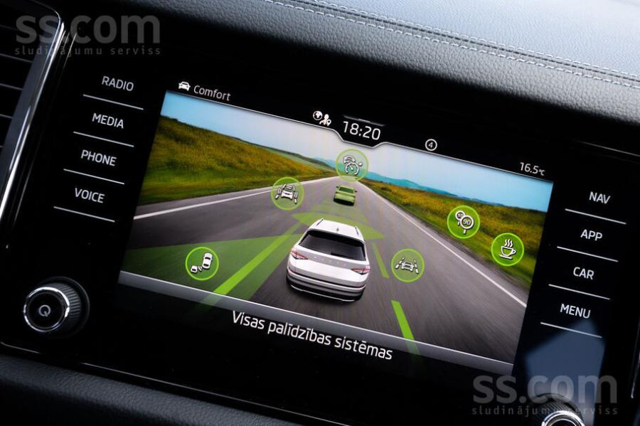 Синий Шкода Kodiaq 2022 в Елгава, объемом двигателя 2.00 л и пробегом 198 тыс. км за 23500 €, фото 30 на AUTOMOTO.COM.LV