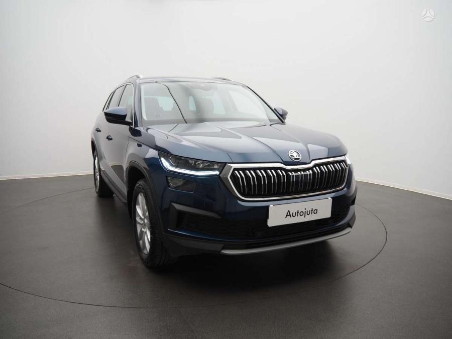Синий Шкода Kodiaq 2022 в Вильнюс, объемом двигателя 1.98 л и пробегом 131 тыс. км за 28950 €, фото 4 на AUTOMOTO.COM.LV